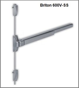 Briton 600V-SS-Vertical Panic Device – NT Architectural Hardware (M ...